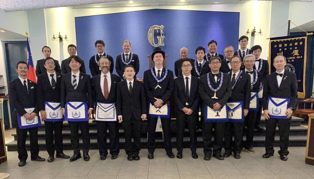 Brethren from Japan attended the stated meeting of SZ Lodge on April 13 ...